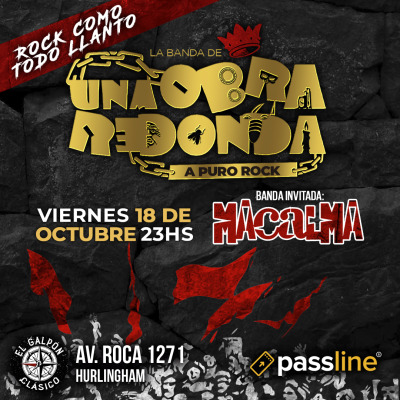 Passline - UNA OBRA REDONDA Rock como todo llanto