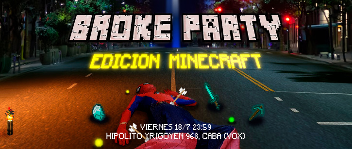 Passline - BROKE PARTY - EDICIÓN MINECRAFT