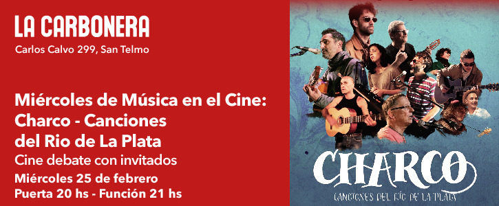 Passline - Miércoles de Cine Sobre Música - Charco canciones del Río de ...