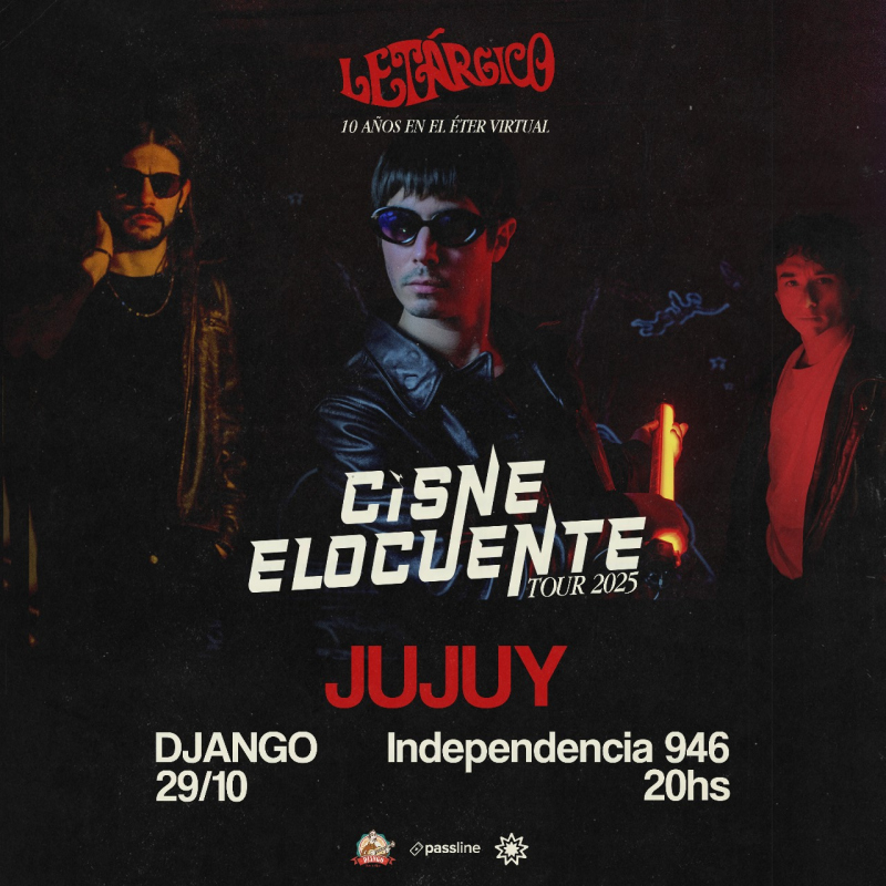 Passline - CISNE ELOCUENTE - LETÁRGICO 10 años en el éter virtual TOUR ...