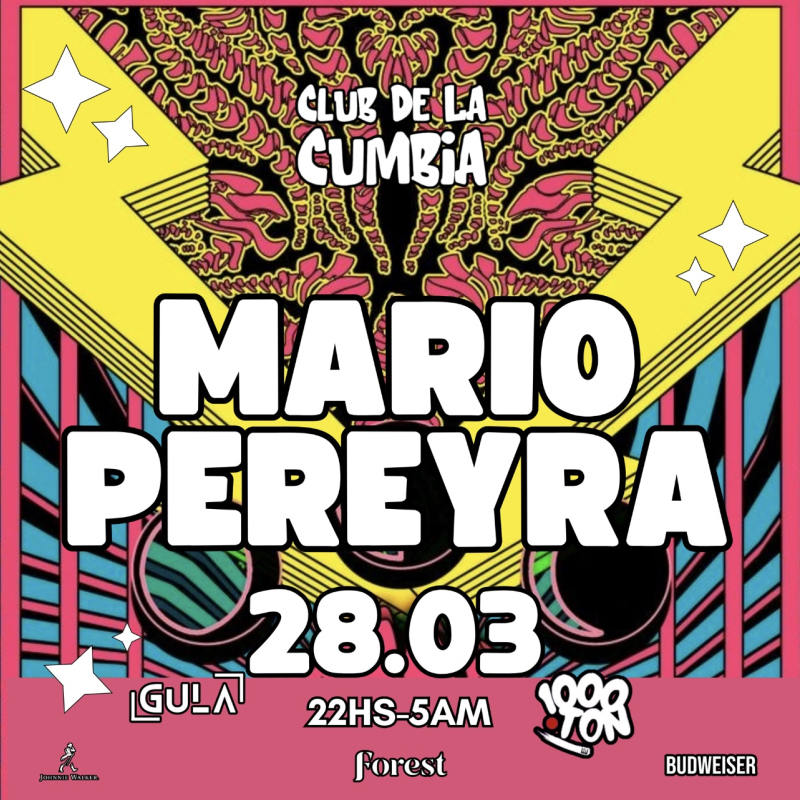 CLUB DE LA CUMBIA 👽MARIO PEREYRA👽 28 DE MARZO - Passline