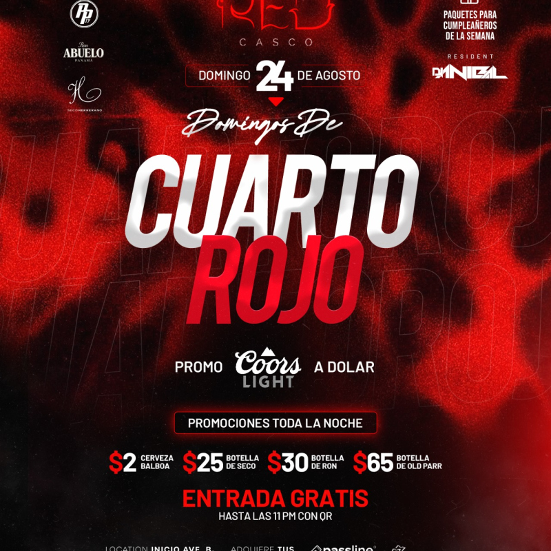 CUARTO - ROJO - Passline