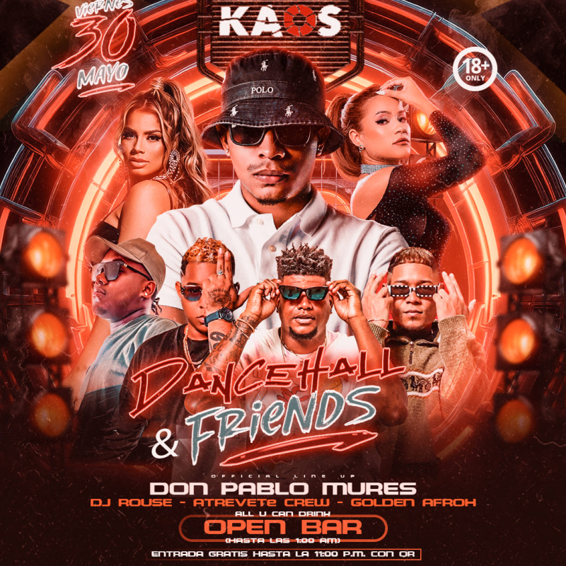 DANCEHALL & FRIENDS- KAOS - Passline