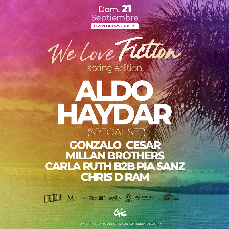 Dom 21.09 We Love Fiction @ Terrazas de Caix - Passline