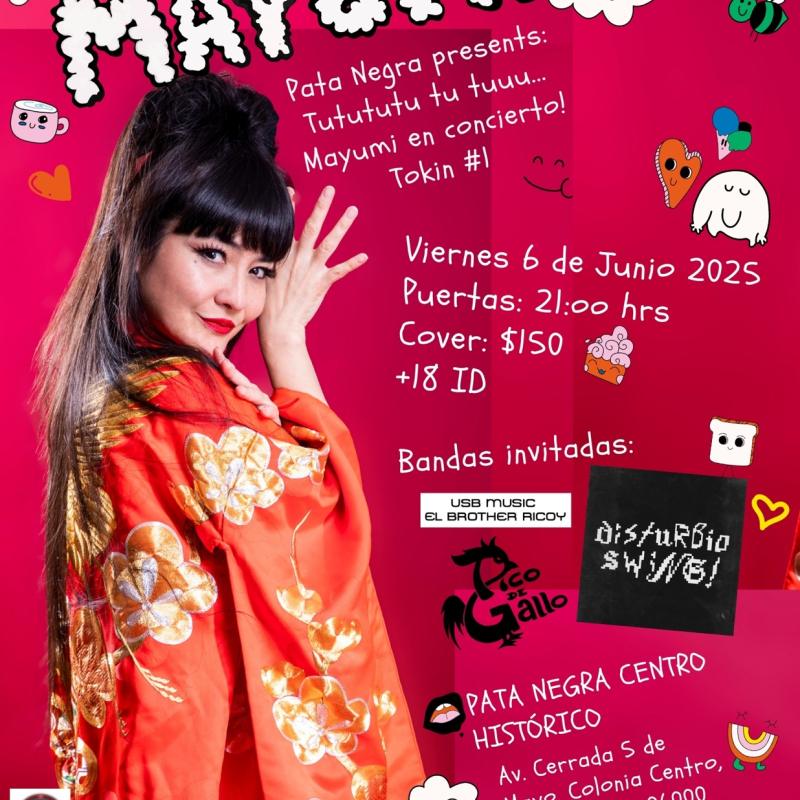 Passline - En Azul Entretenimiento y Pata Negra presentan a Mayumi Toyoda en su debut como solista