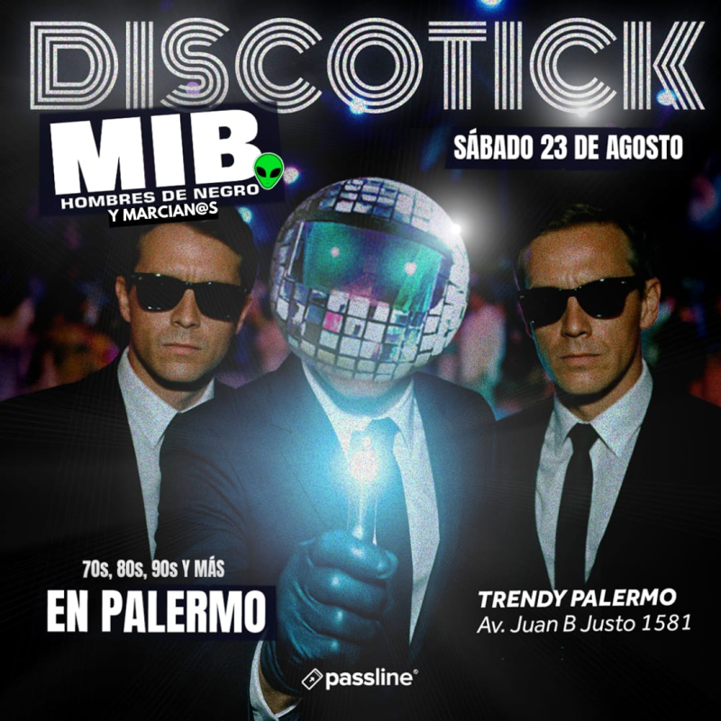 Fiesta 80s Palermo Discotick - Passline