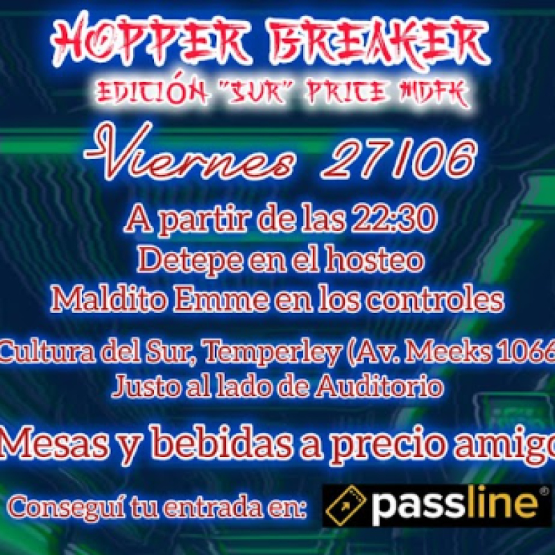 Passline - HOPPER BREAKER - edición Sur Price MDFK