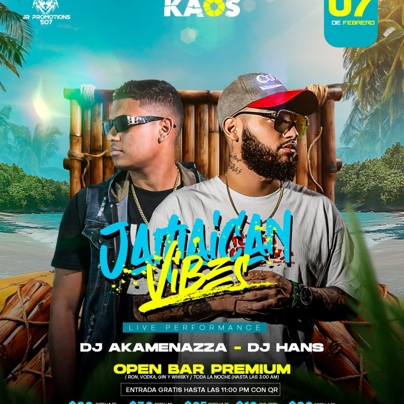 JAMAICA VIBEZ- KAOS - Passline