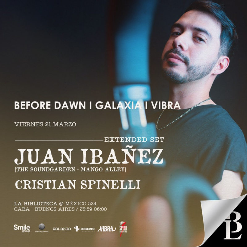 LA BIBLIOTECA - BEFORE DAWN - GALAXIA - VIBRA - Viernes 21.03 - Juan ...