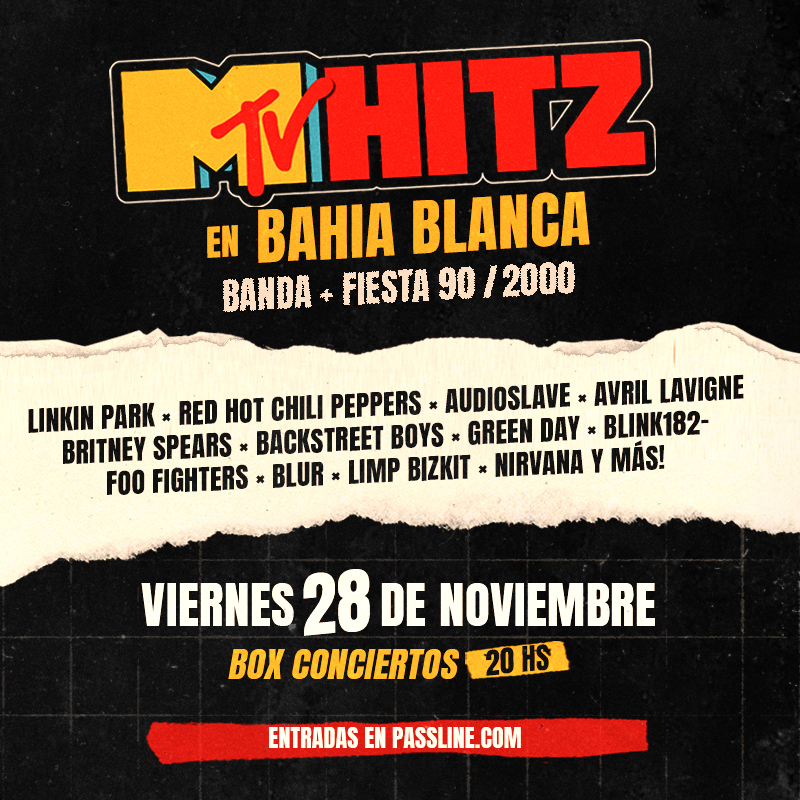 Passline - MTV HITZ por primera vez en Bahia Blanca