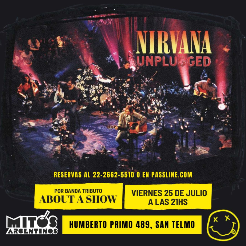 Passline - Nirvana Unplugged Tributo en San Telmo