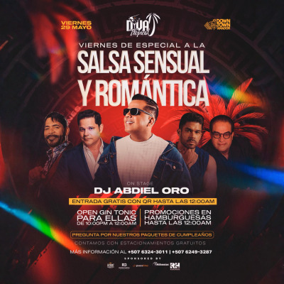 Passline - Noche de salsa sensual y romántica con el dj abdiel oro