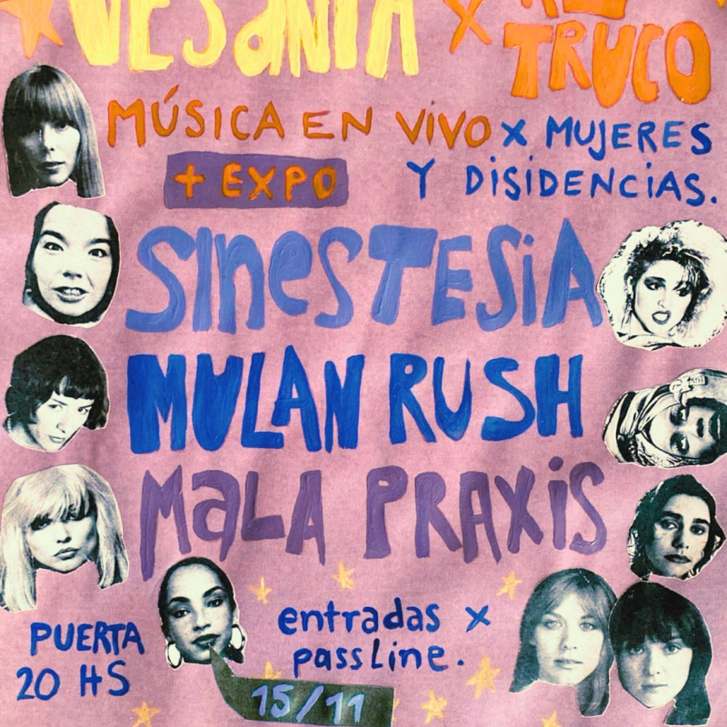 Passline - NOCHE RETRUCO // SINESTESIA + MULAN RUSH + MALA PRAXIS // EN ...