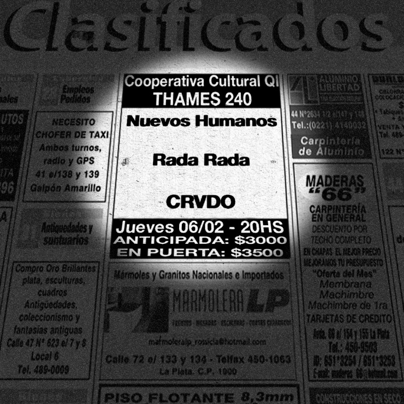 Passline - NUEVOS HUMANOS - RADA RADA - CRVDO