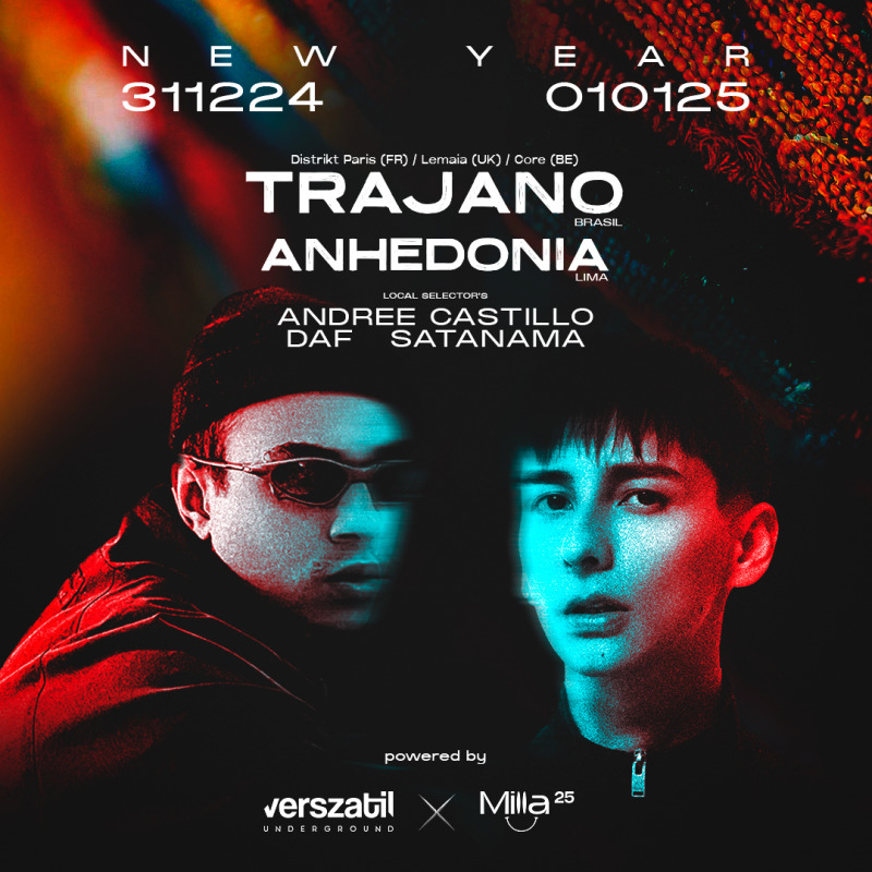 NYE w/ TRAJANO (Bra) & ANHEDONIA
