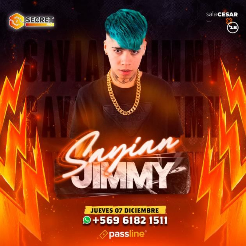 SAYIAN JIMMY EN SALA CESAR - Passline