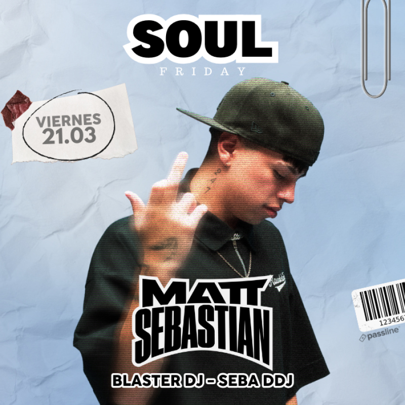 VIERNES 21/03-MATT SEBASTIÁN EN VIVO - Passline